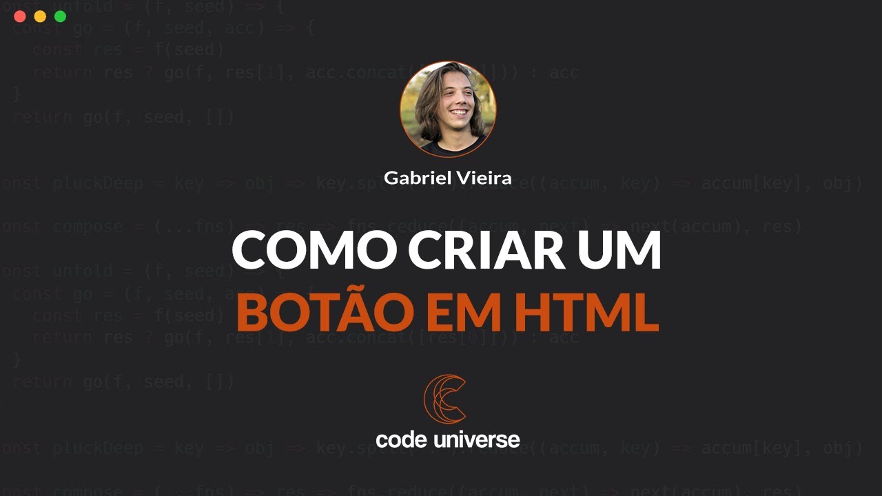 Como Criar Botão Em Html E Css Basic Code Universe Youtube