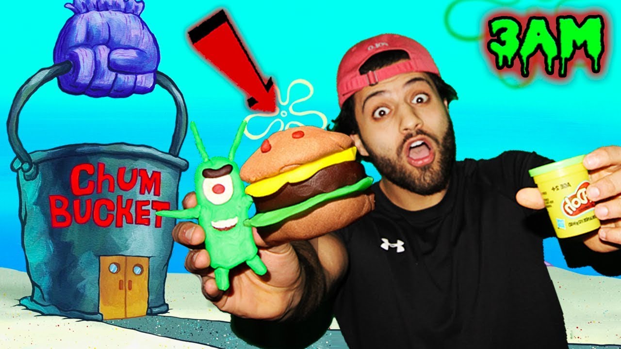 PLANKTON STEALS THE KRABBY PATTY FORMULA! DON’T MAKE PLANKTON FROM PLAY ...