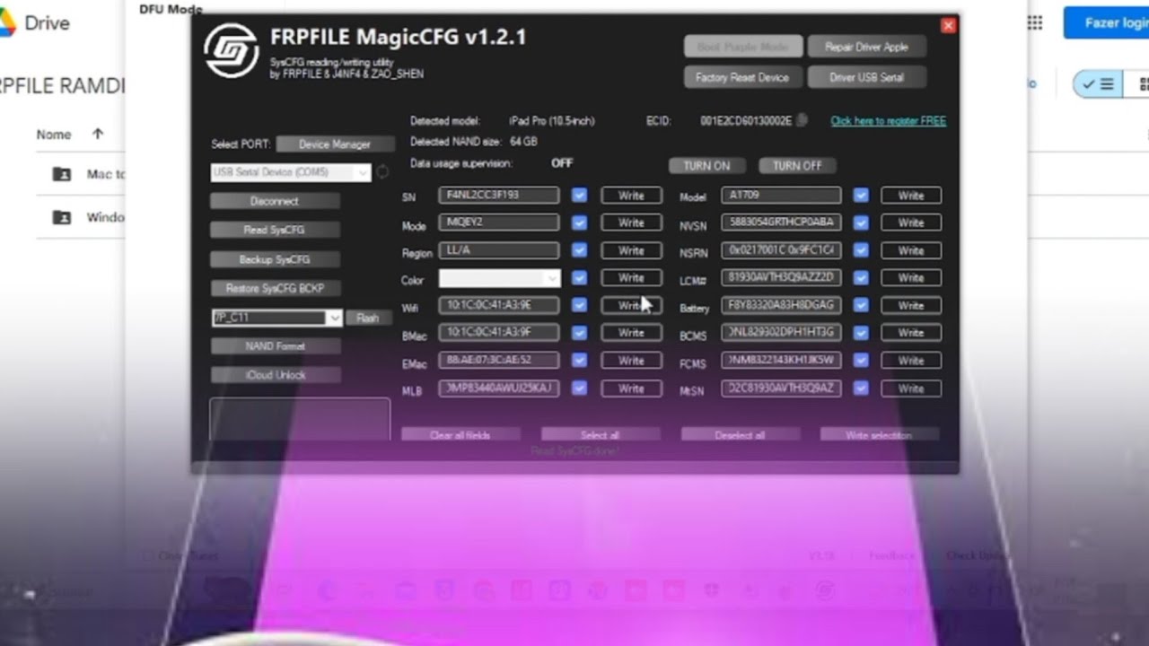 How To Change Serial Number To any Iphone And Ipad with/Without DCSD ...