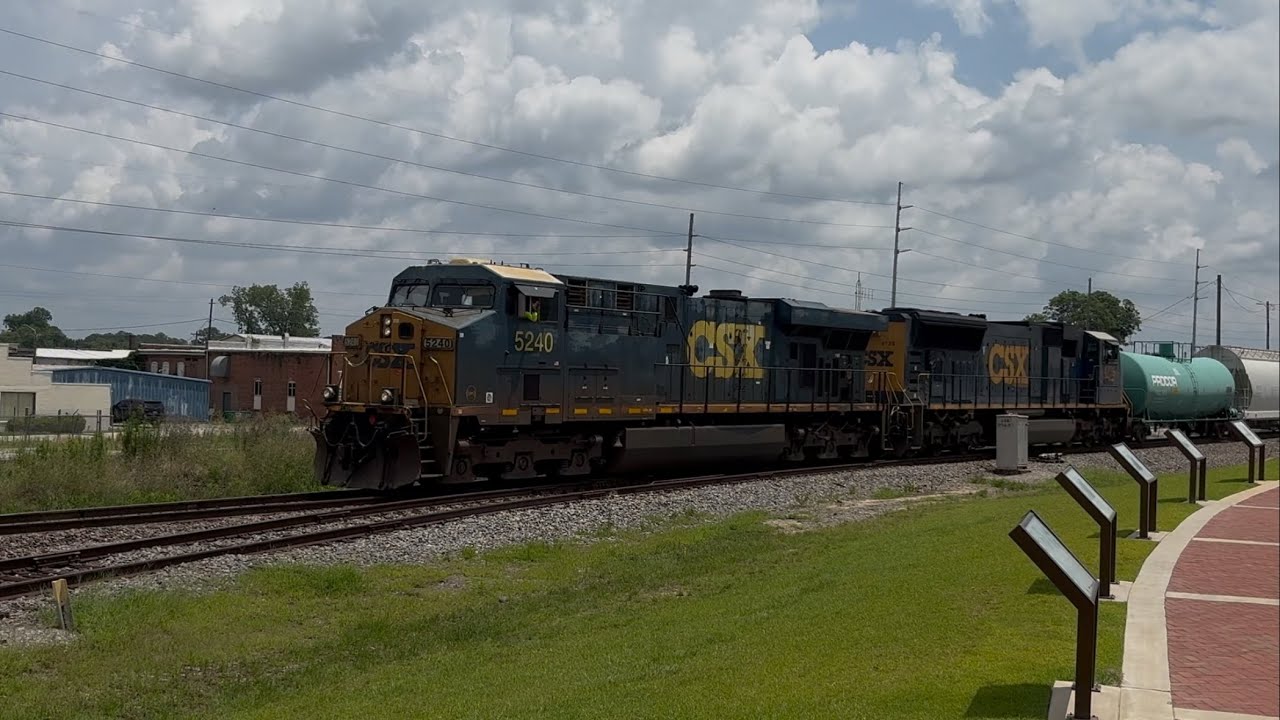 CSXT M648-07 at Cordele, GA - YouTube