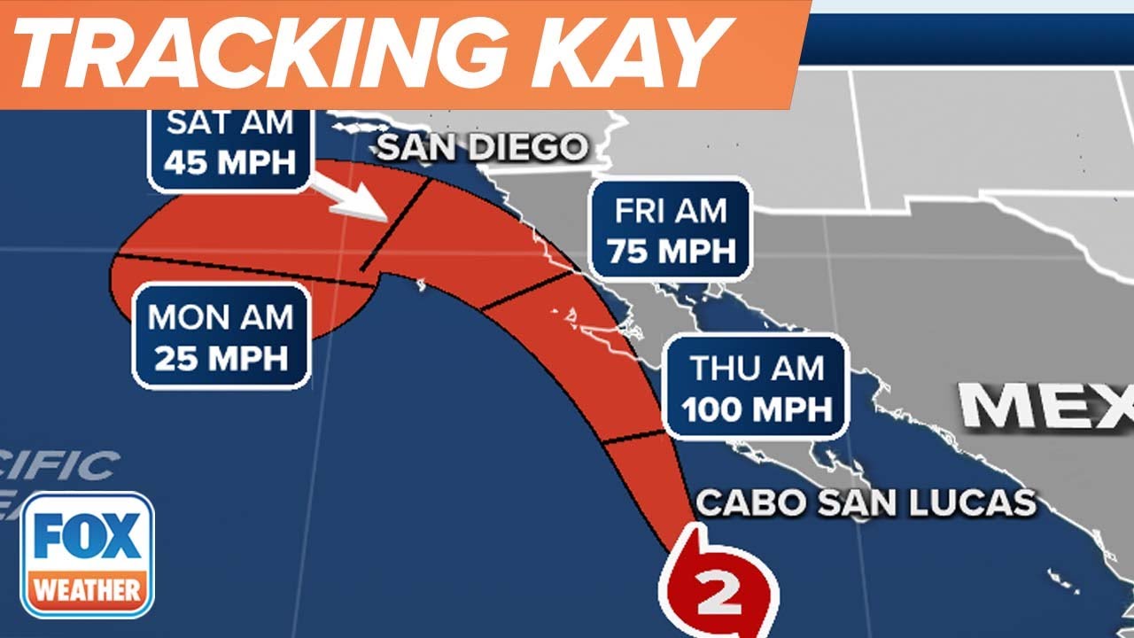 Hurricane Kay Could Bring Significant Amount Of Rain To Southern ...