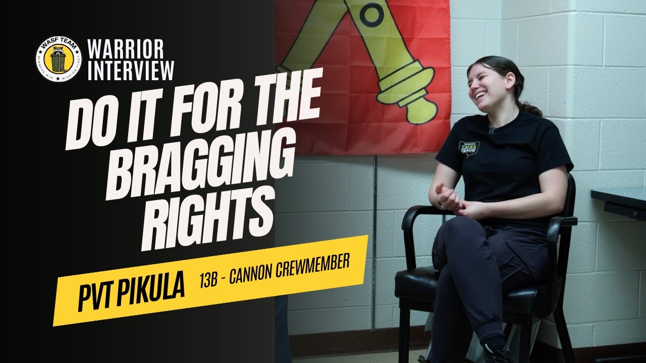 Do it for the Bragging Rights - PVT Natalie Pikula 13B - YouTube