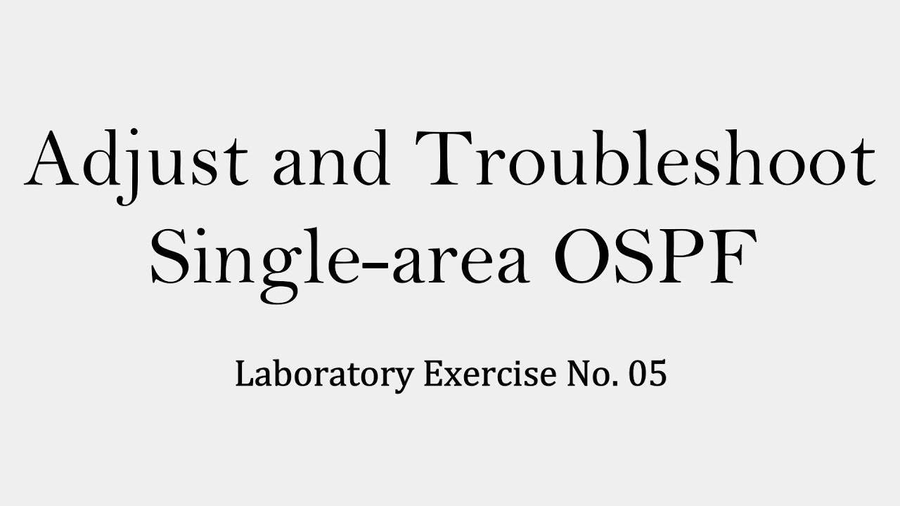 Data Communication and Networking 3-Laboratory Exercise No 05 - YouTube