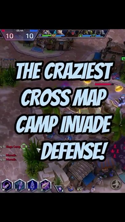 CRAZIEST CROSS MAP CAMP INVADE DEFENSE! - YouTube