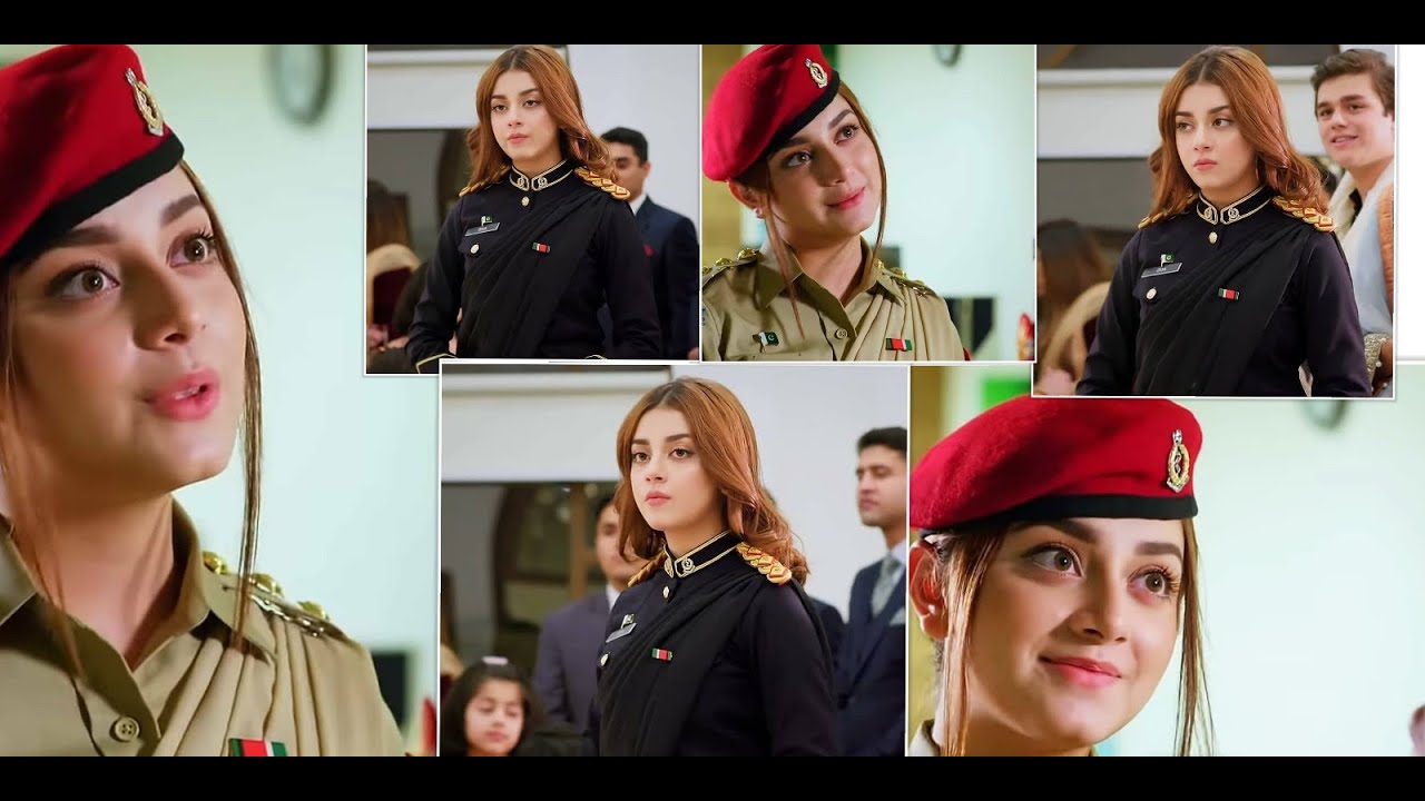 ALIZEH SHAH (alizey) in Cadet dressing from Ehde Wafa . - YouTube