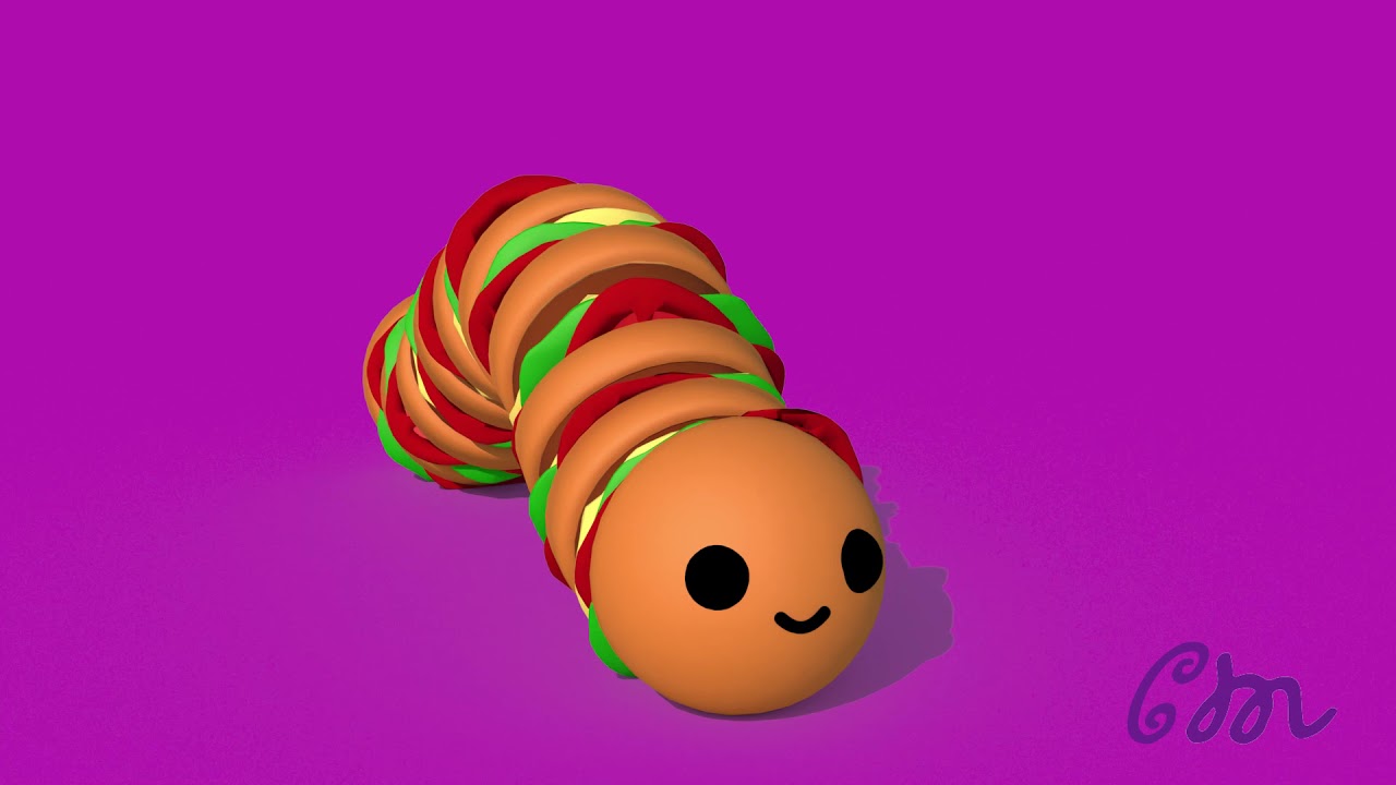 worm burger - YouTube