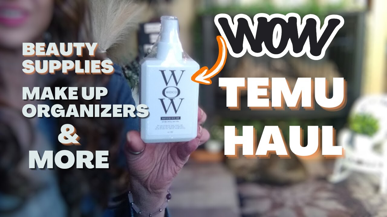 WOW Temu Haul | Beauty | Make up Organizers & More - YouTube