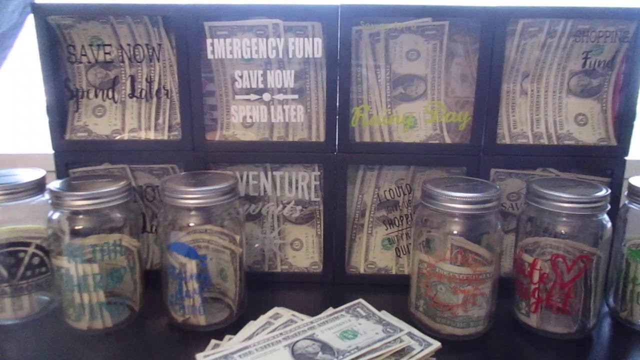 2020 Money Moves | Shadow boxes & Savings Jar Update - YouTube