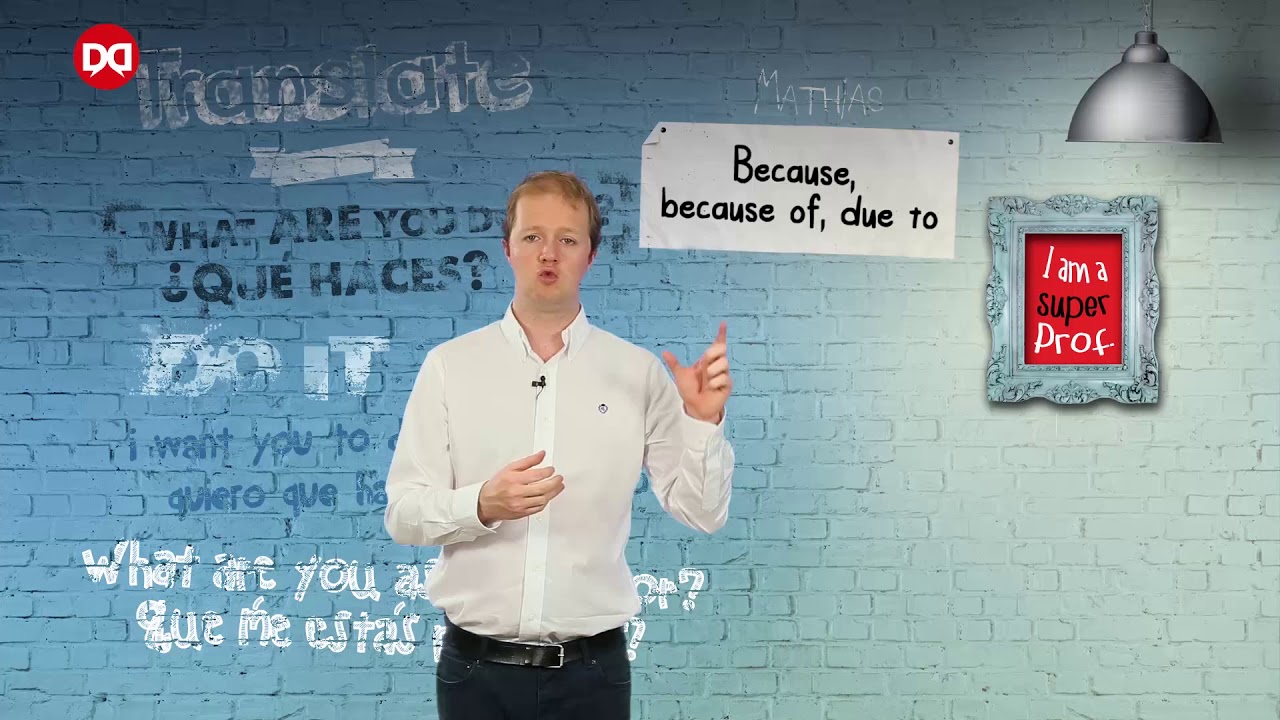 English Grammar: Because, because of, due to | Aprende Inglés con ...