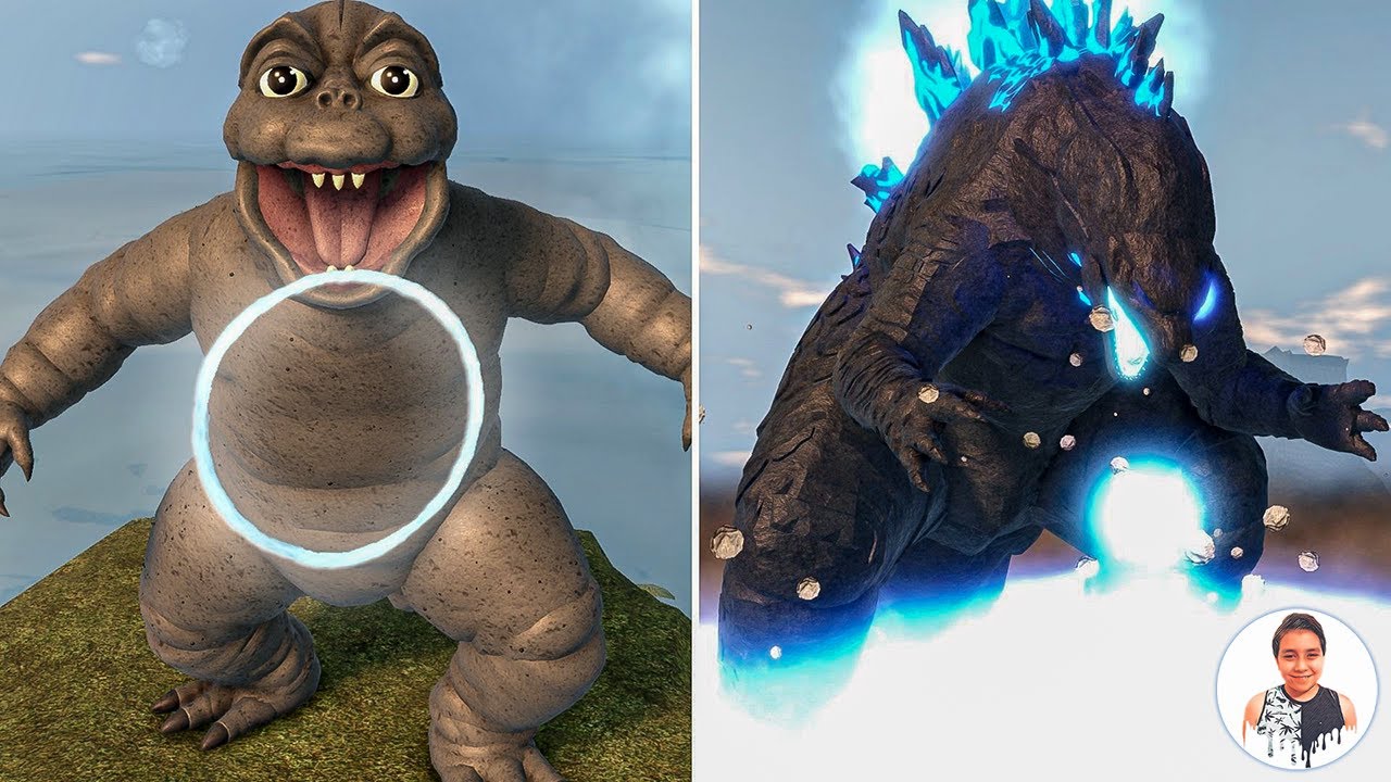 Evolution Of Minilla Atomic Beam To Godzillla 2021 ! - KU - YouTube