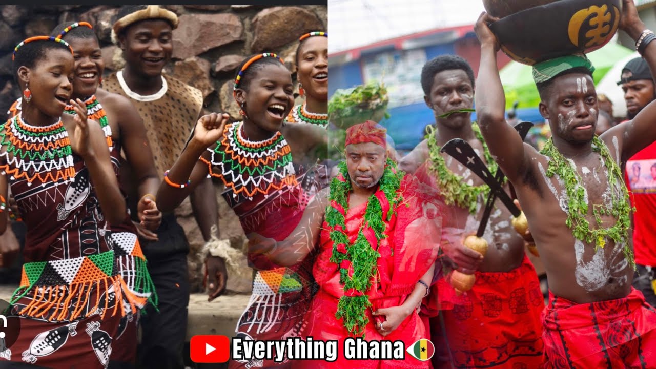 Ga Mantse Palace View + Beautiful Traditional African Dance to welcome ...