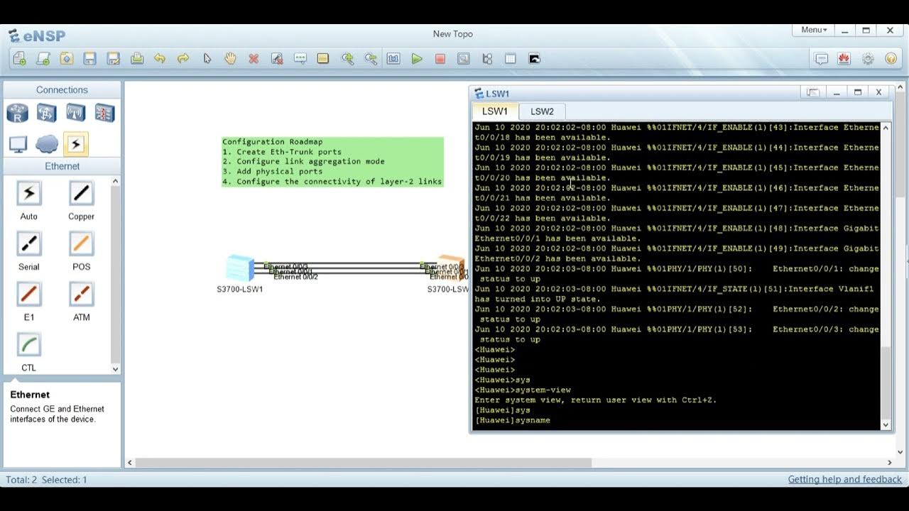 How to configure link aggregation on switches - YouTube