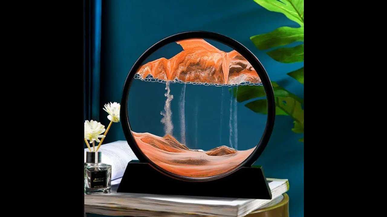 Reloj de Arena Moderno 3D, Decoración de Escritorio , Arenas Movedizas ...