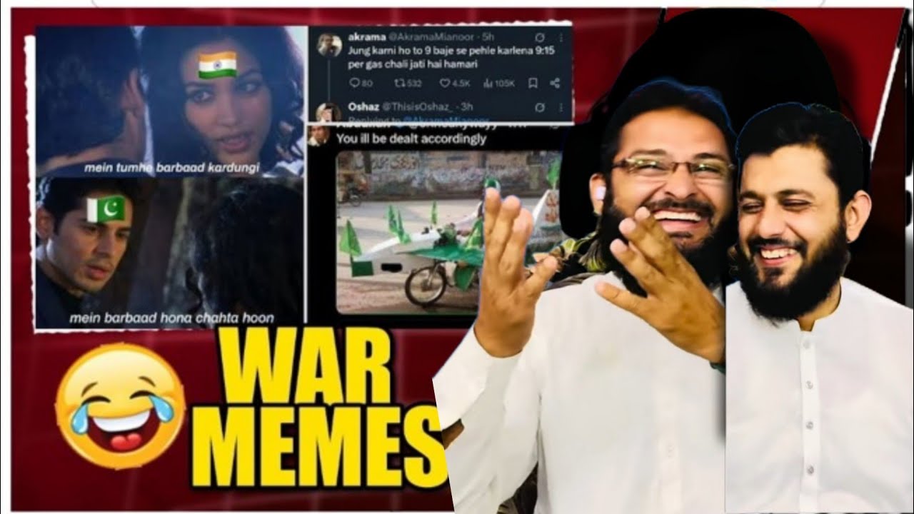 India Vs Pakistan | Meme War | Stand Up Comedy| Pakistani reaction on ...