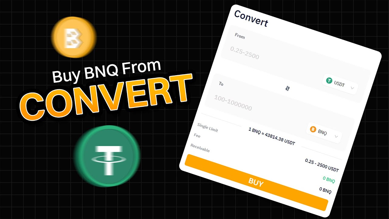 Simple Convert To BNQ Guide | The BitNasdaq Convert Program | Convert ...