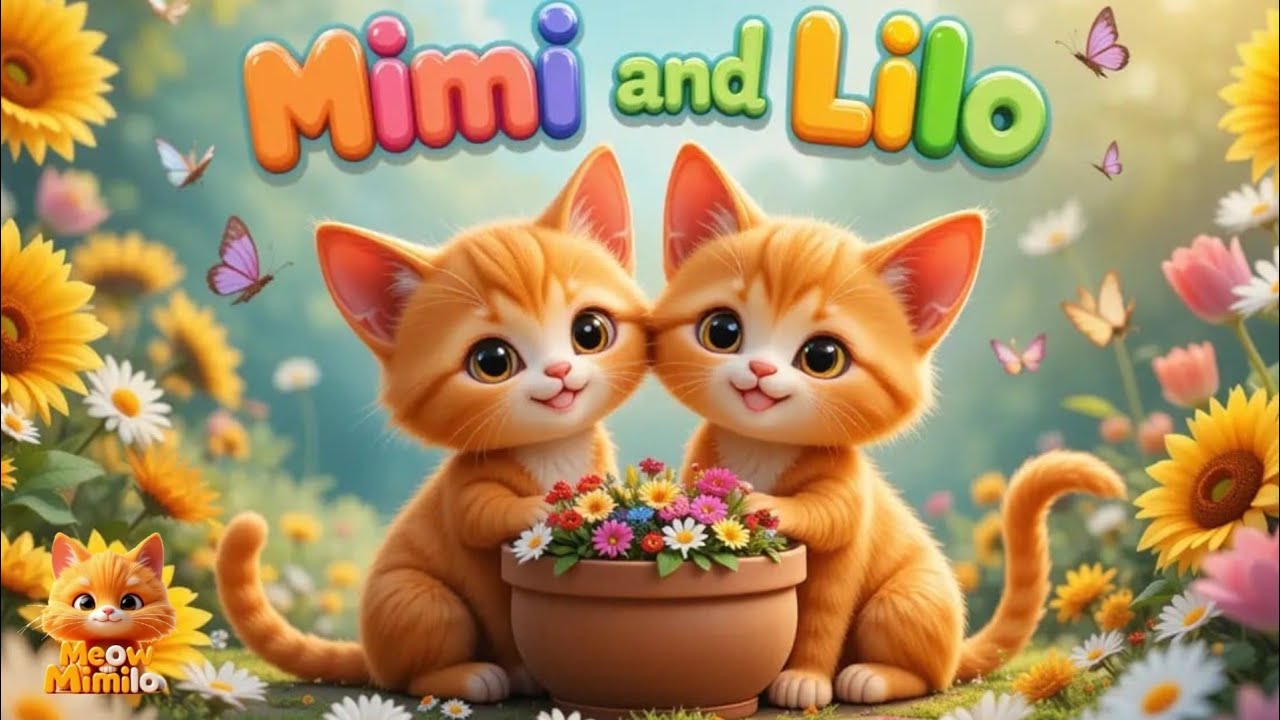 The Rainbow Garden of Mimi and Lilo #155 | meow mimilo - YouTube