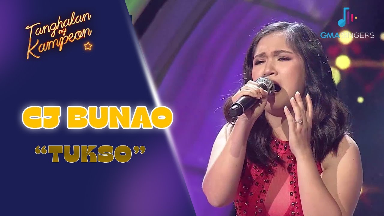 CJ Bunao's take on the ICONIC 'Tukso'! | Tanghalan Ng Kampeon 3 - YouTube