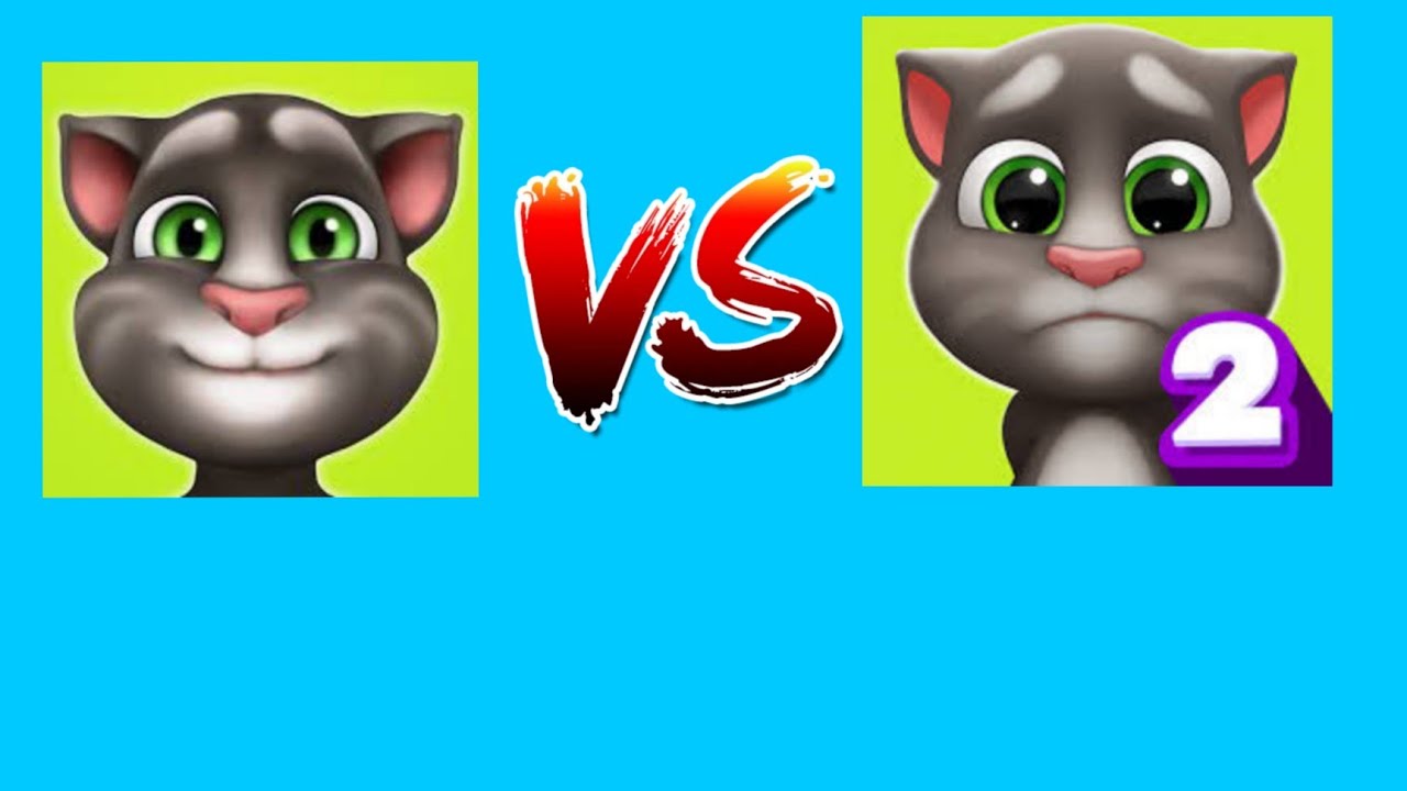 Talking Tom Orijinal VS Talking Tom 2 Oyunlar - YouTube