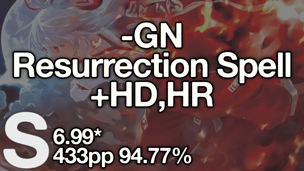 -GN | ZUN remixed by LeaF - Resurrection Spell [VOLCANO] +HD,HR FC ...