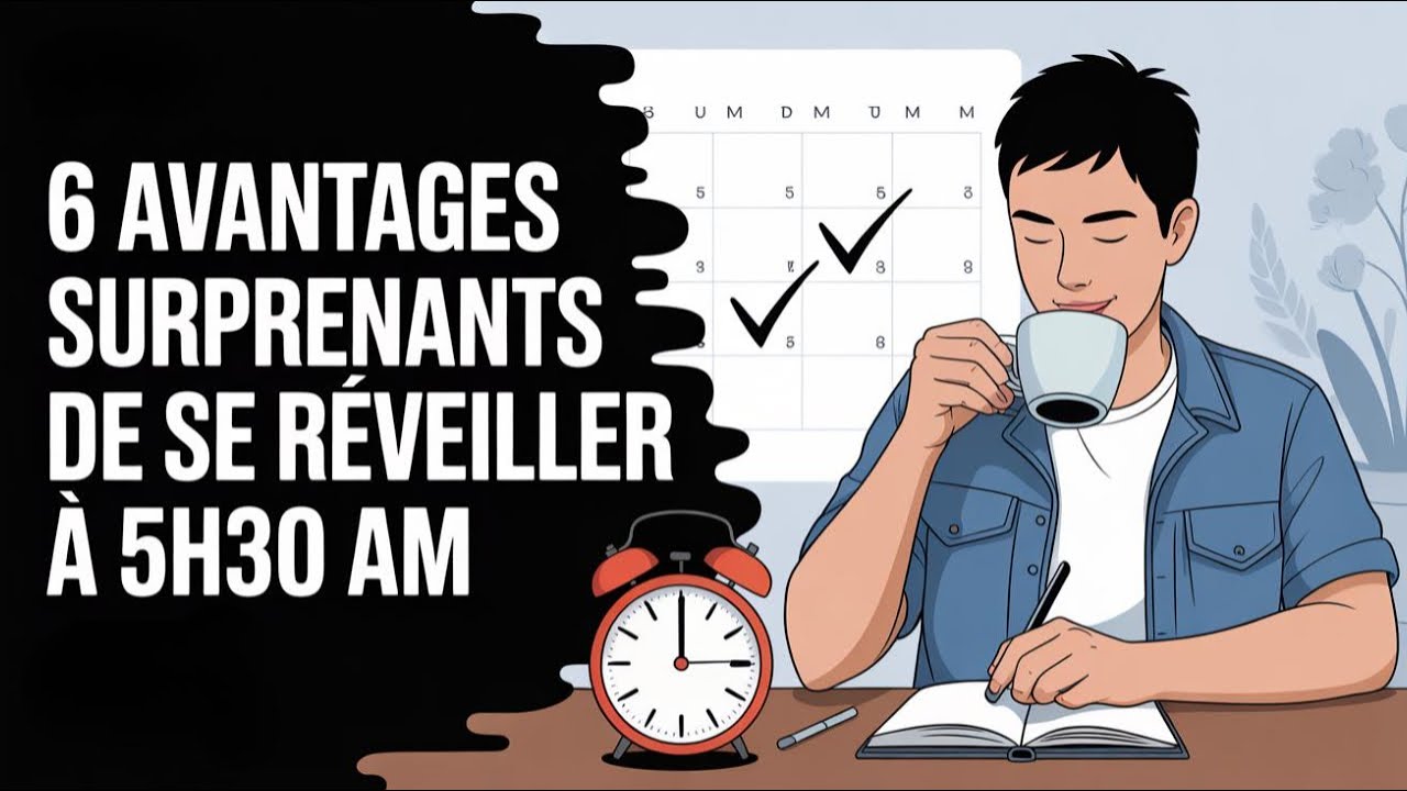 6 Bienfaits Surprenants de se Réveiller à 5h30 AM | Morning Routine ...