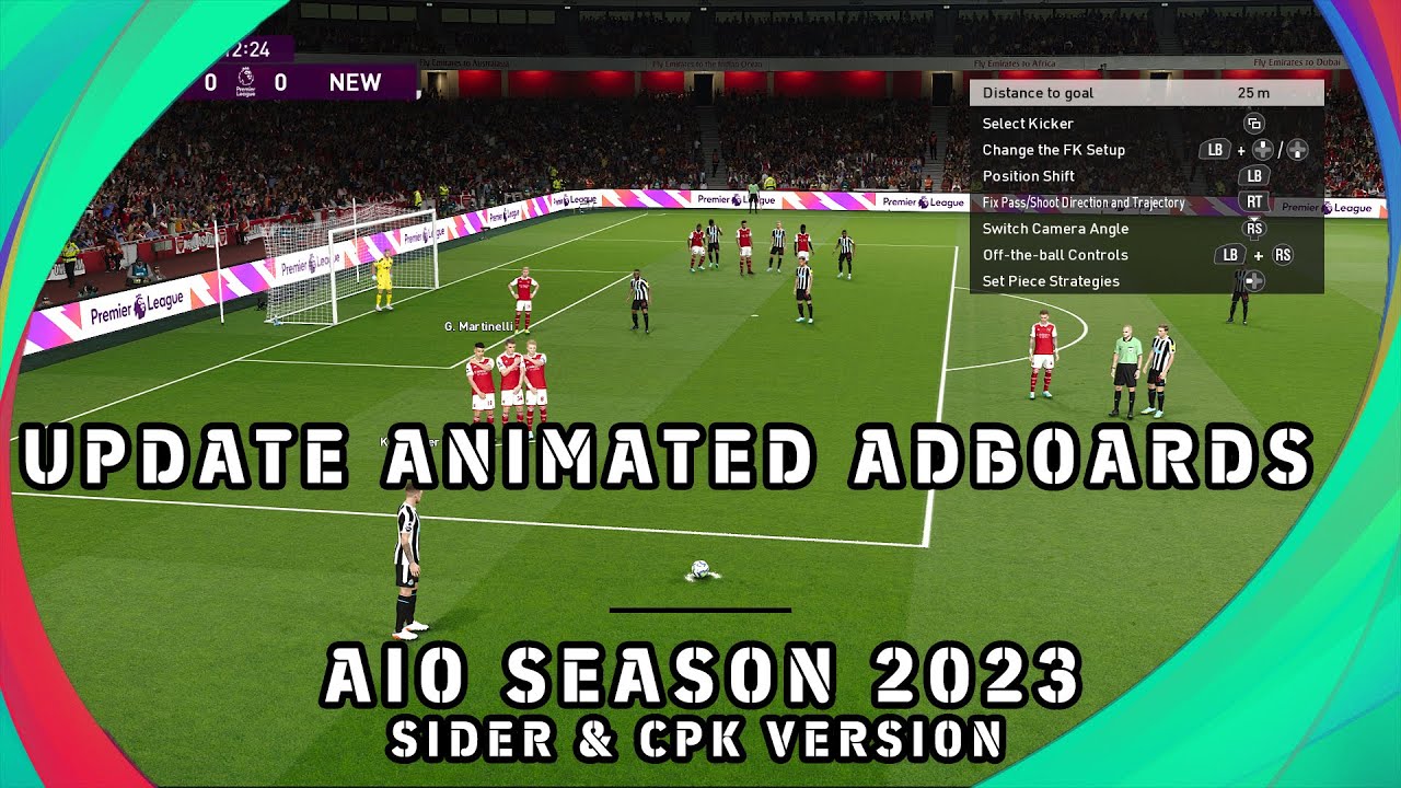 PES 2021 ANIMATED ADBOARDS UPDATE SEASON 2023 AIO - WITH TUTORIALS ...