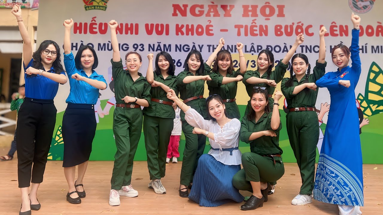 Mush up Tiktok trend - CLB NT Tiểu học Kim Nỗ - 26/3/2024 - YouTube