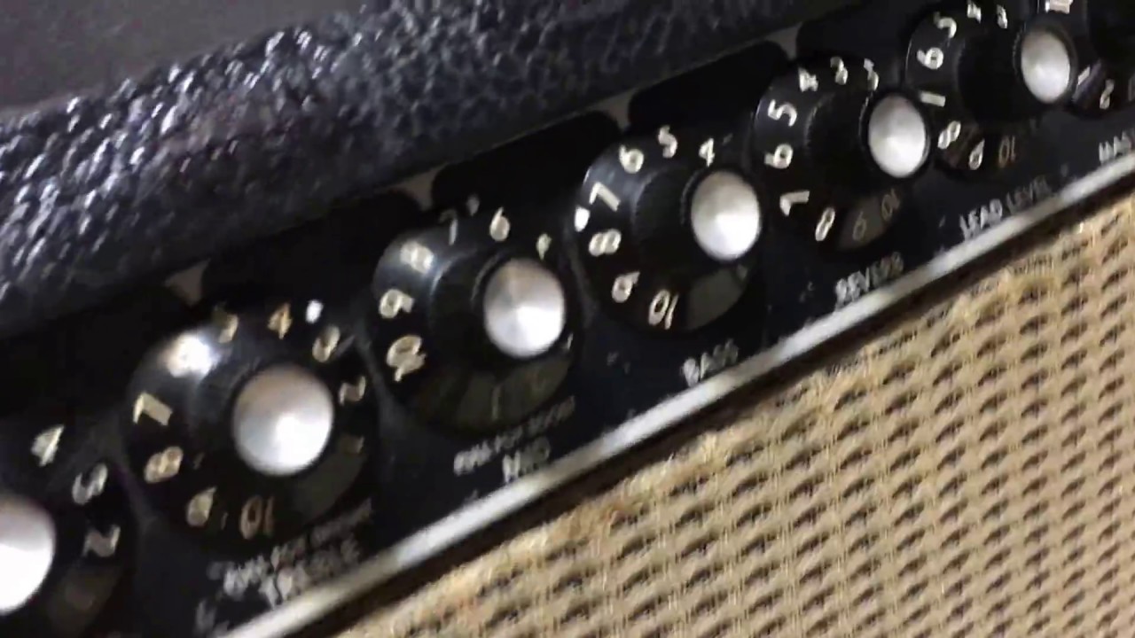 Vintage Fender Princeton Reverb II amp - YouTube