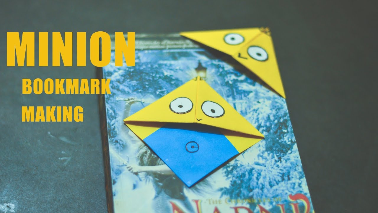 Minion bookmark making | Easy paper Origami | - YouTube