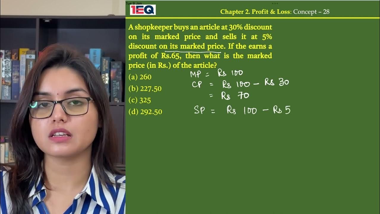 Concept 28 | Profit & Loss | 1EQ SSC Maths Complete Revision Book | SSC CGL CHSL CPO GD MTS 2024 ...
