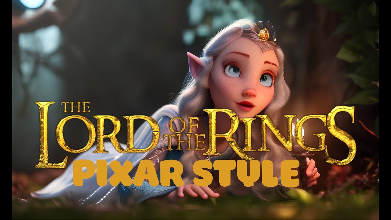LORD OF THE RINGS as PIXAR STYLE #ai #playgroundai - YouTube