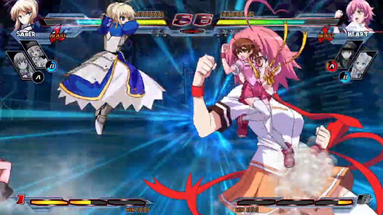 get.the.strap (Saber) vs Twintail (Heart) - Nitroplus Blasterz ...