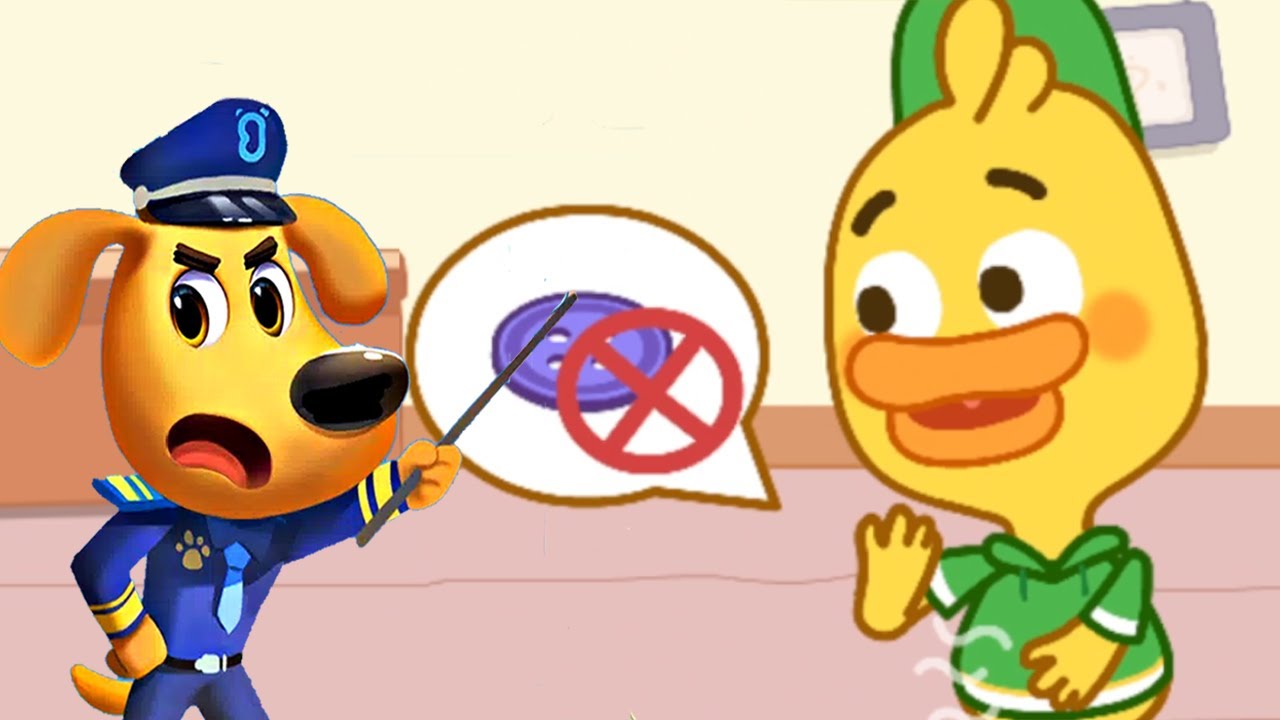 Don't Eat Dangerous Things | Kids Cartoon | Safety Sheriff Labrador #21 ...