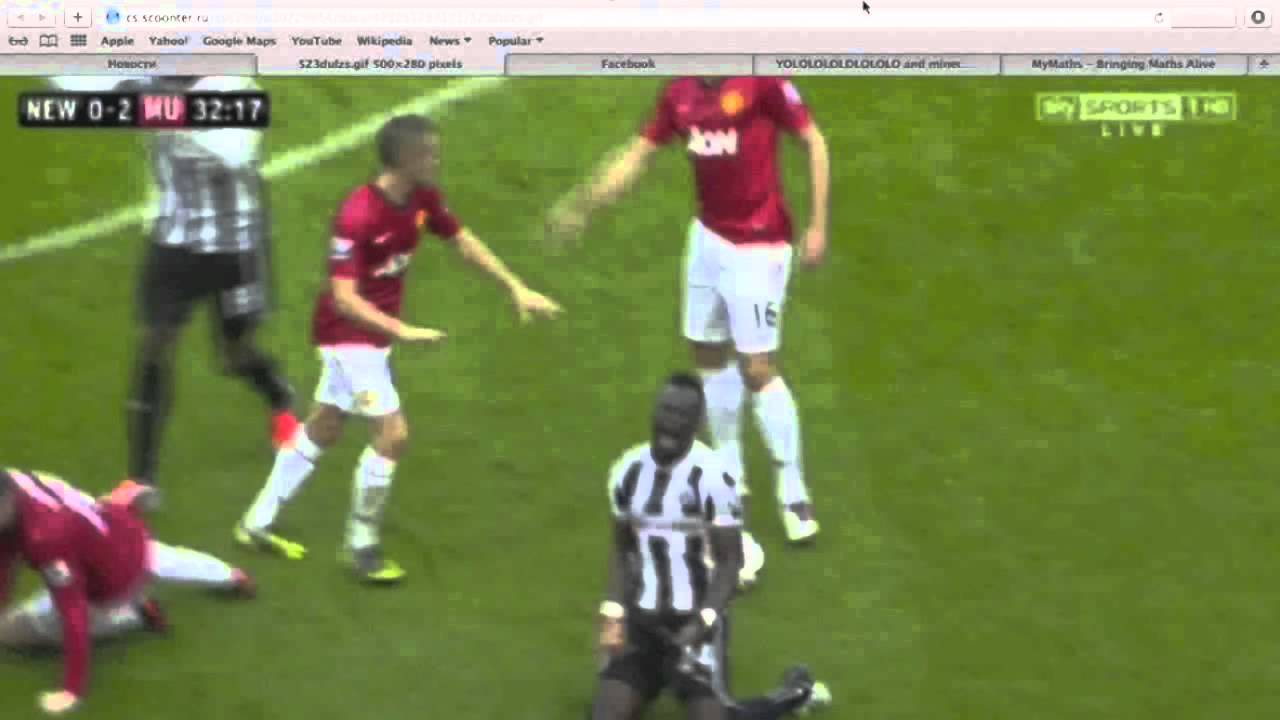 Cheick Tioté's Angry Reaction - YouTube