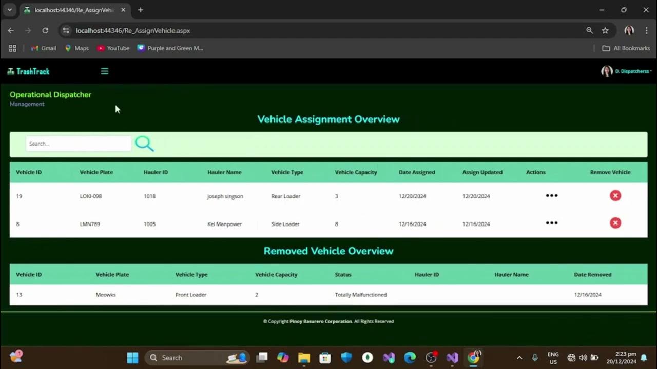 Operational Dispatcher Demo Web Application Part 1 - YouTube