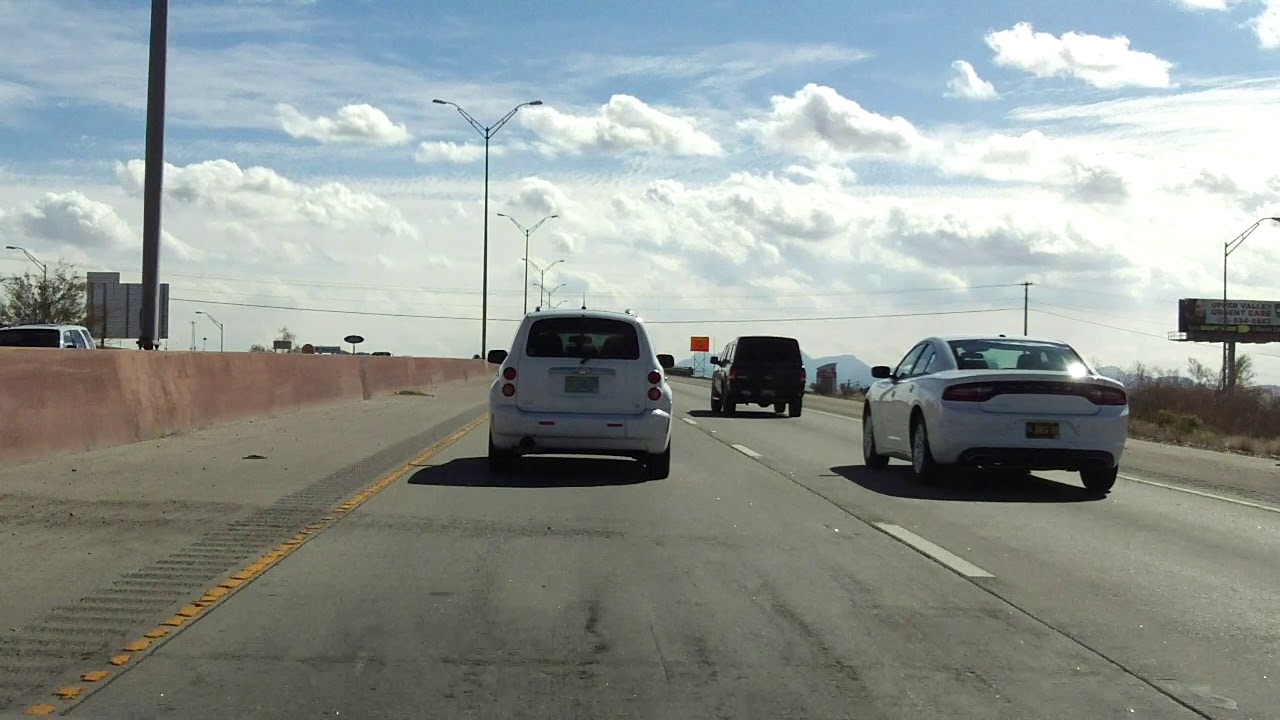 El Paso Beltway (TX LOOP 375/Interstate 10 Exits 11 to 1) outer loop ...