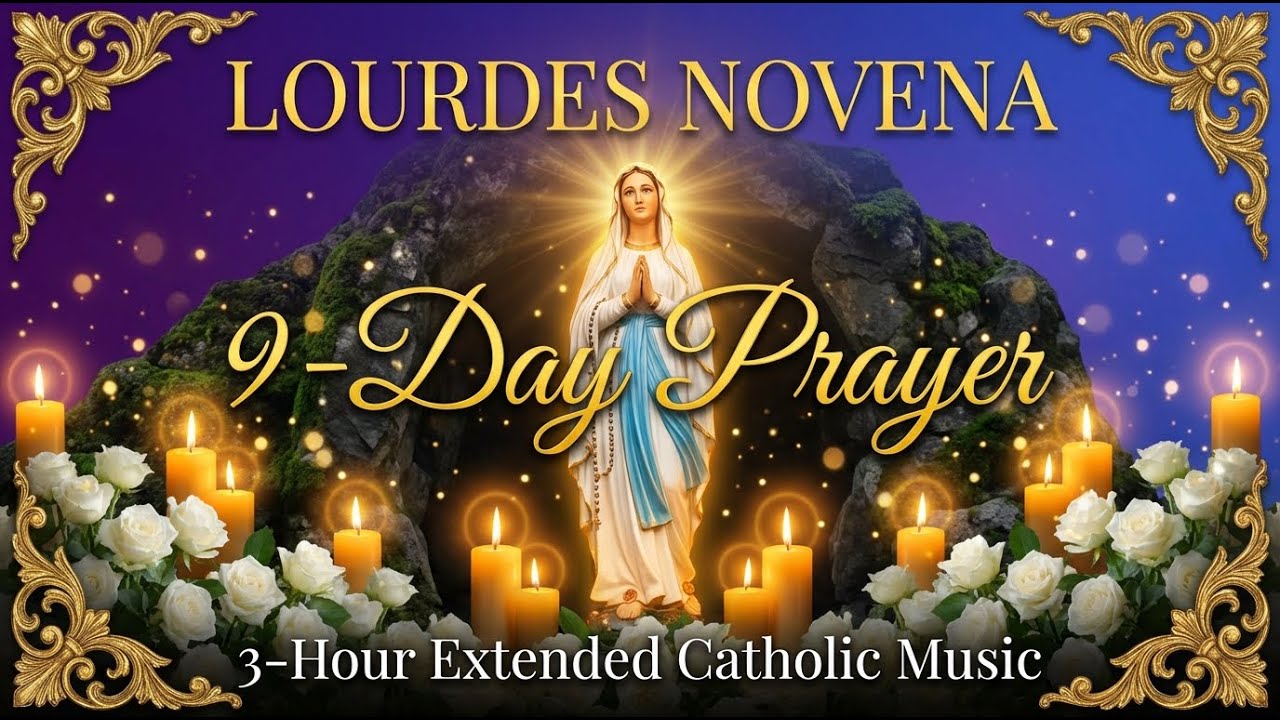 Lourdes Novena 🌹 9-Day Prayer to Our Lady of Lourdes | 12 Hours ...