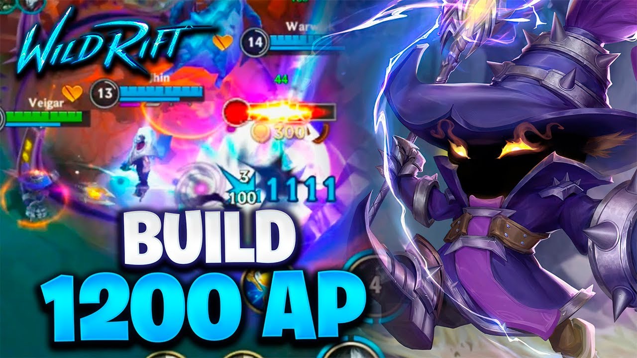 😨DAÑO INFINITO CON 1200 DE AP CON VEIGAR | Wild Rift - YouTube
