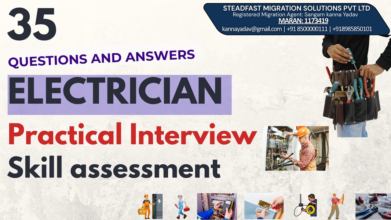 Electrician Interview | Electrician Trade Practical Exam | Expected ...