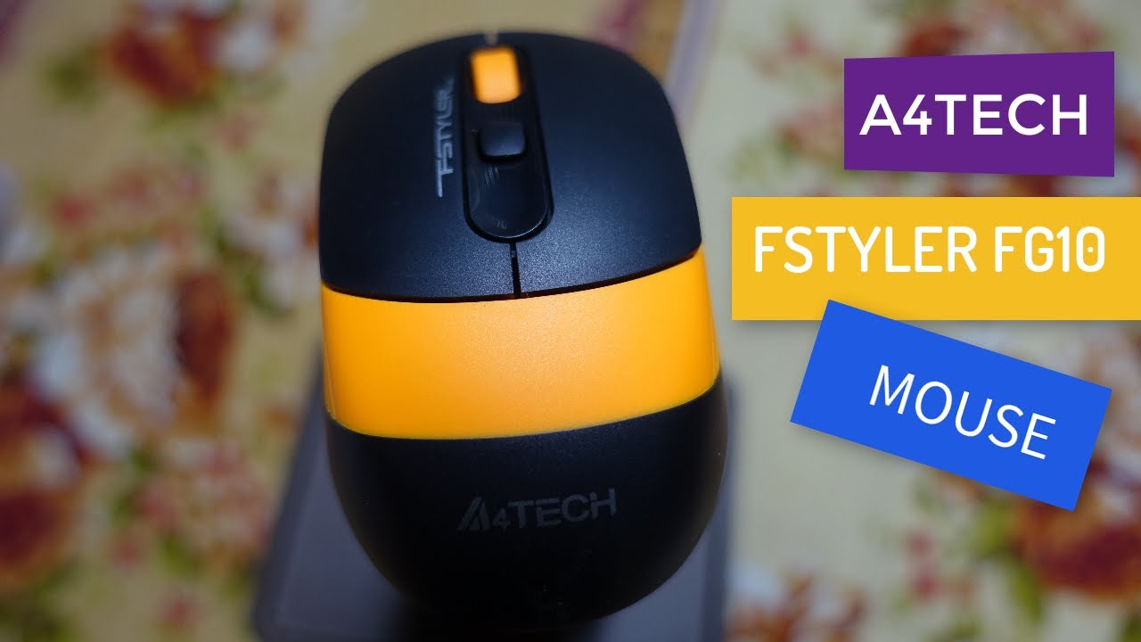 A4 TECH FSTYLER FG10 Mouse Unboxing and Review | 2.4G WIRELESS MOUSE ...