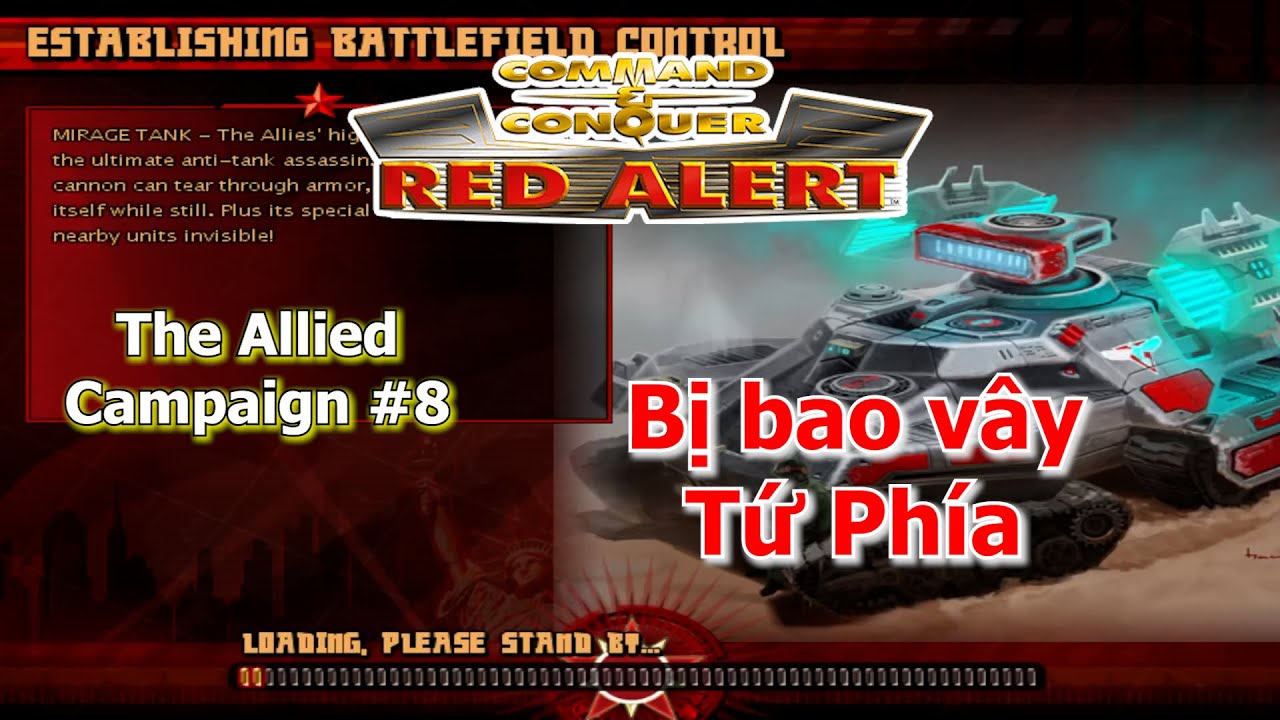 [Red Alert 3] The Allied Campaign #8 Bị bao vây tứ phía - YouTube
