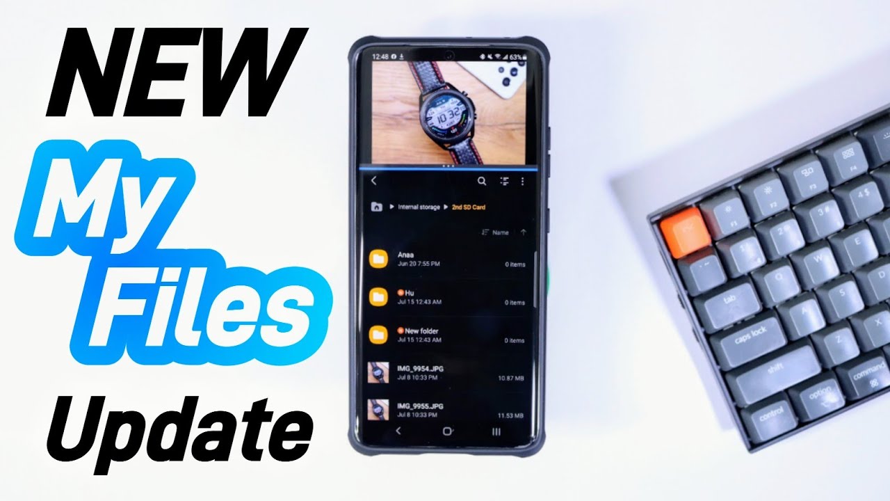 My Files Update On One Ui 3.1 What's NEW?? - YouTube