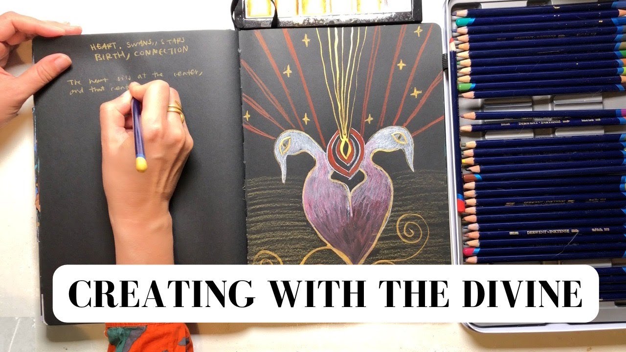 Creating with the Divine - Art Journaling Method - YouTube
