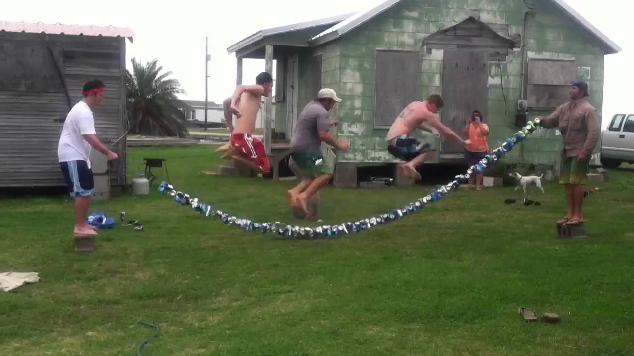 Redneck jump rope - YouTube