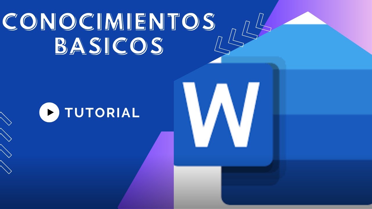 Tutorial Word Cap 1 Conocimientos Básico Youtube