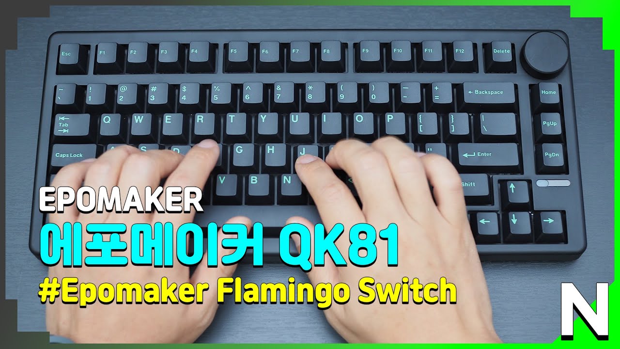 EPOMAKER QK81 (Flamingo Switch) - YouTube