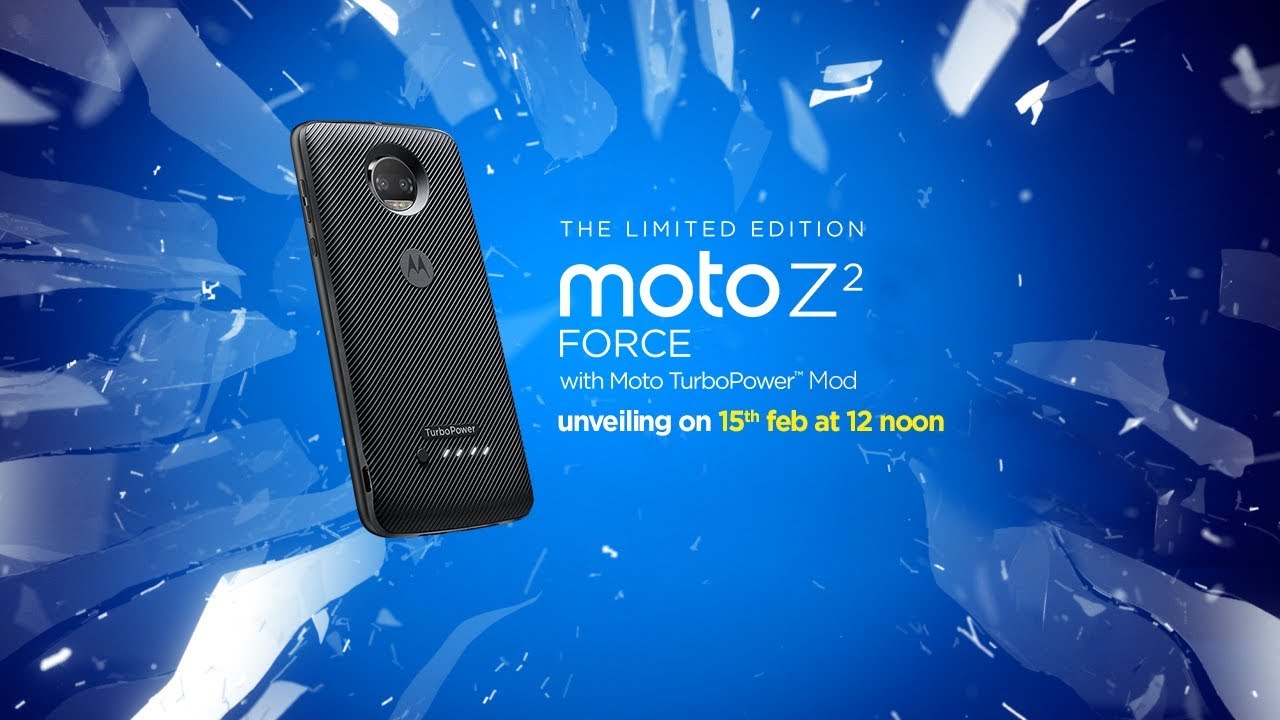 Limited Edition Moto Z2 Force with Moto TurboPower Mod | Launch Event ...
