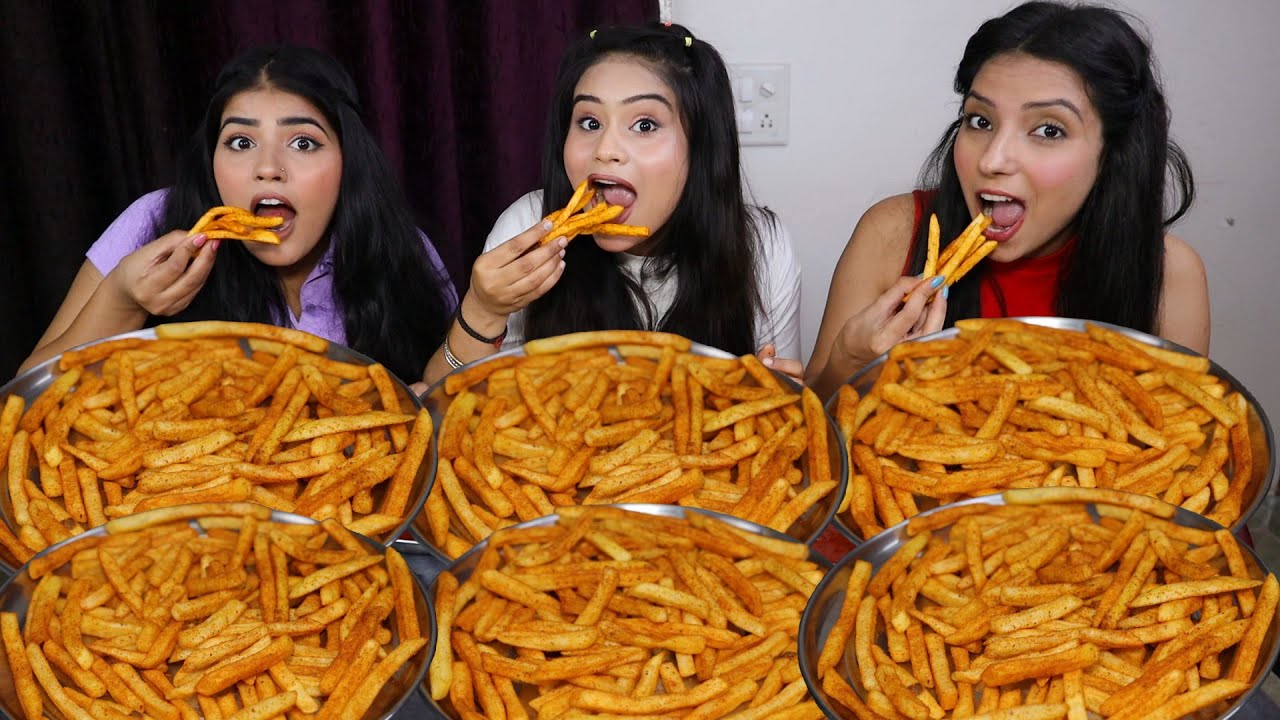 World's Spiciest French Fries Eating Challenge | Unlimited Spicy French ...