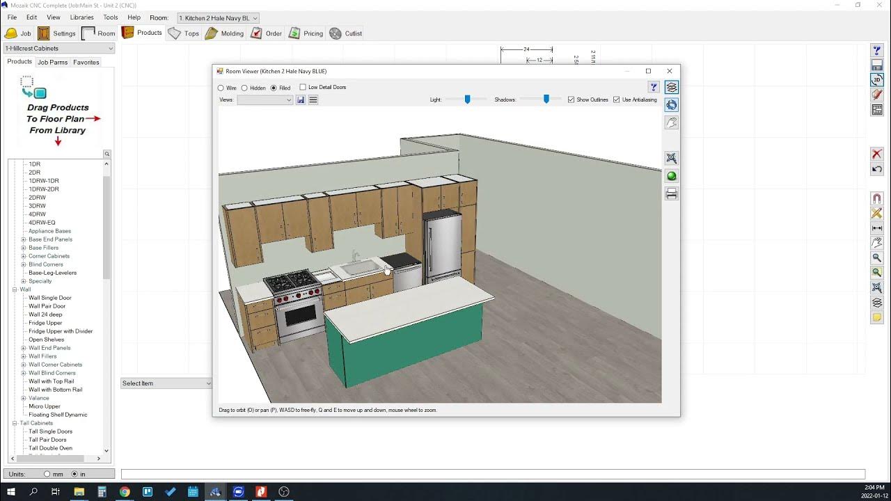 How to Change Colours of Specific Cabinets - Mozaik Software Tutorial - YouTube