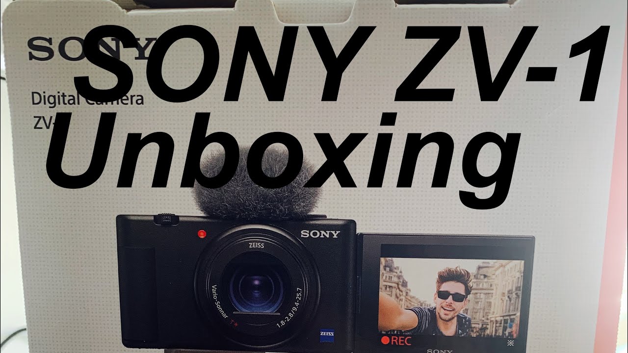 Unboxing The Sony ZV-1|GP-VPT2BT and LED FILL LIGHT - YouTube