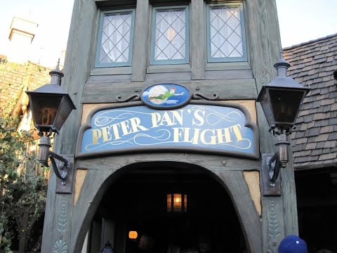 Peter Pan ride at Disneyland Aug 2023 - YouTube